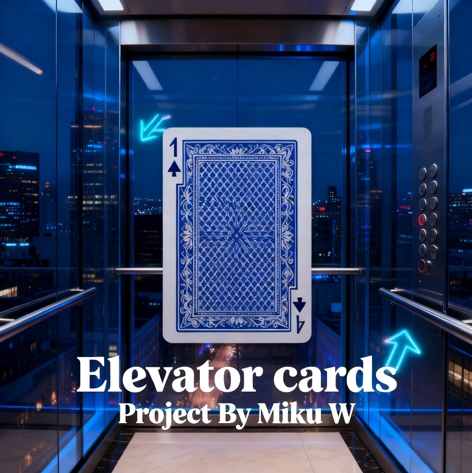 Elevator cards Project By Miku W Instant Download
